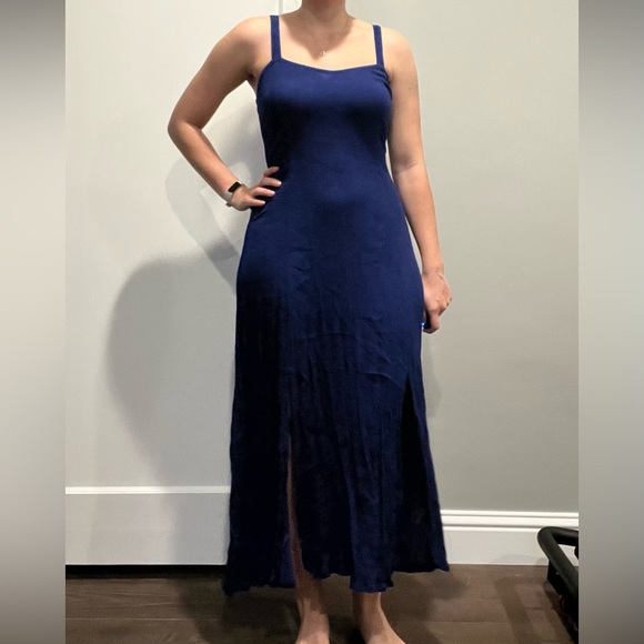 Dresses | Blue Maxi Dress | Poshmark